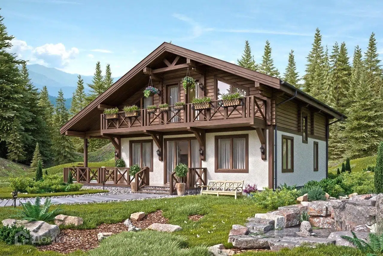 Проект дома «КД 4 компании ГУД ВУД из материала Клееный брус площадью 240м² под ключ за 9600000