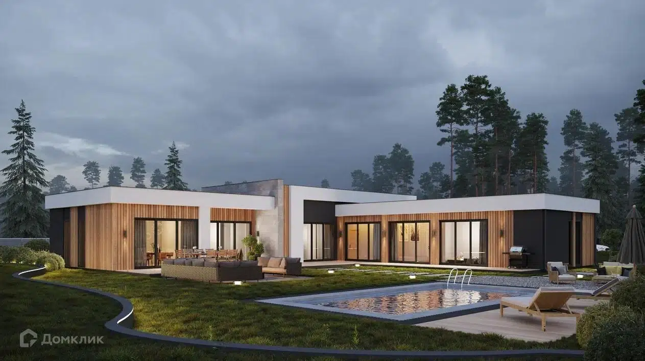 Проект дома «Троицкое» компании DOMGAZOBETON из материала Газобетонные ...