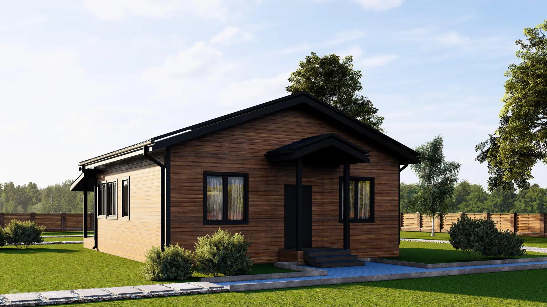 Проект дома «Иконниково» компании ФРИДОМ из материала SIP-панели ...