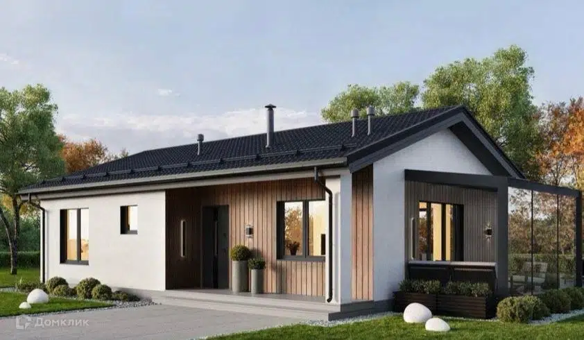 Проект дома «Модульный дом "Микели"» компании CONSTRUCTO из материала ...