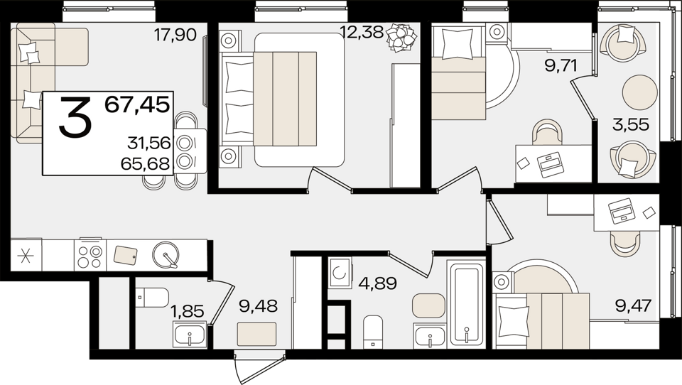 Купить Квартиру в Сталинке в ХБК м-н (Краснодар) - объявления о продаже ...