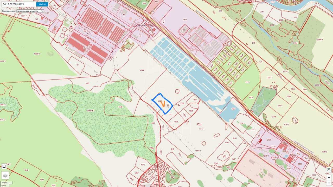 Купить земельный участок, 500 сот. по адресу Новосибирская область, Новосибирский район, с ...